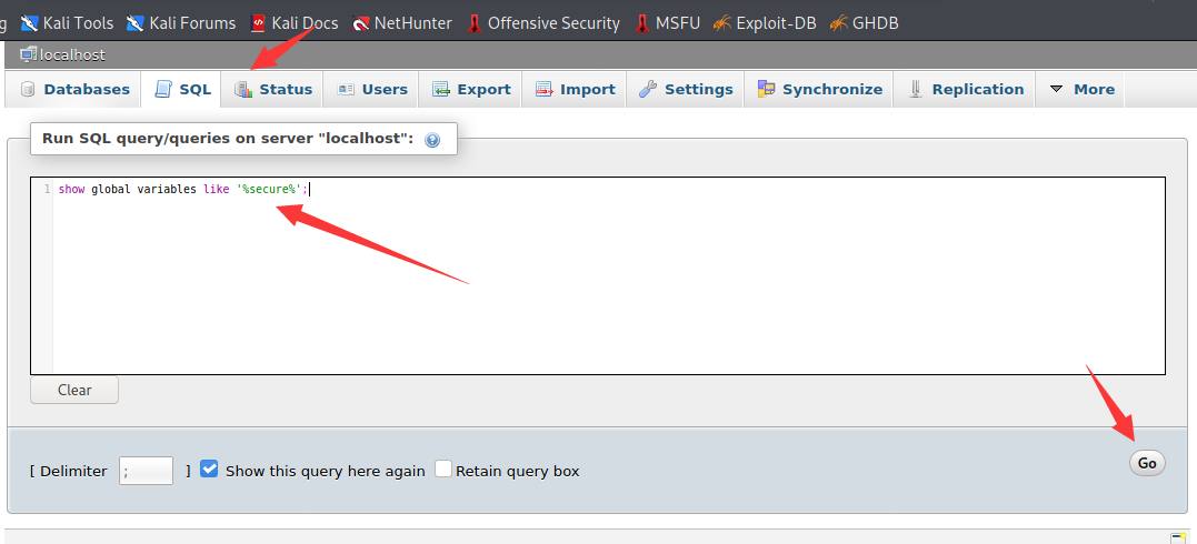 phpmyadmin页面getshell · Drunkmars's Blog