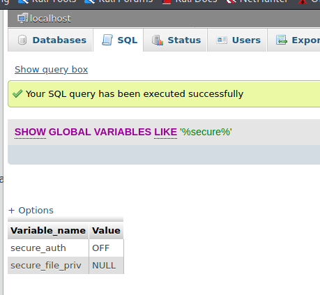 phpmyadmin页面getshell · Drunkmars's Blog